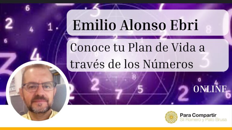TALLER ONLINE Conoce tu Plan de Vida a través de los Números | Con Emilio Alonso Ebri | EN VIVO ...